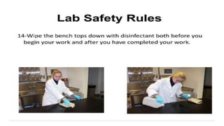 GBSN - Microbiology (Lab 1) Microbiology Lab Safety Procedures | PPT