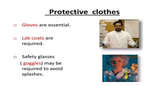 GBSN - Microbiology (Lab 1) Microbiology Lab Safety Procedures | PPTX