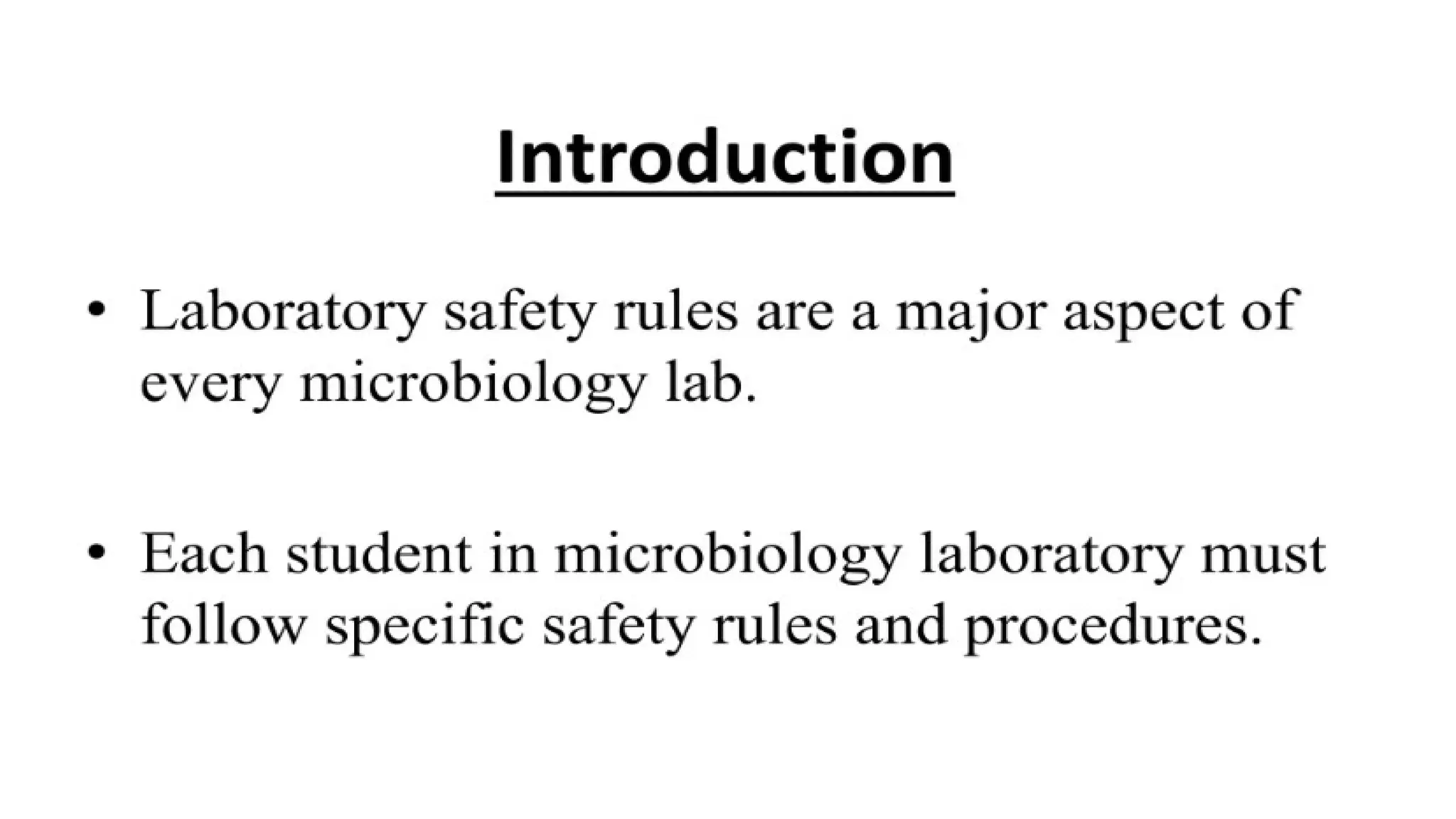 DPT - Microbiology - II (Microbiology Lab Safety Procedures) | PPTX ...