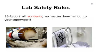 DPT - Microbiology - II (Microbiology Lab Safety Procedures) | PPTX ...
