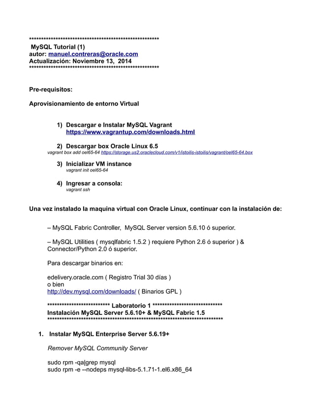 Lab 1 my sql tutorial | PDF
