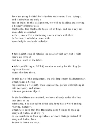 Lab 1 Recursion Introduction Tracery (tracery.io.docx