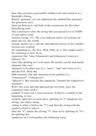 Lab 1 Recursion Introduction Tracery (tracery.io.docx