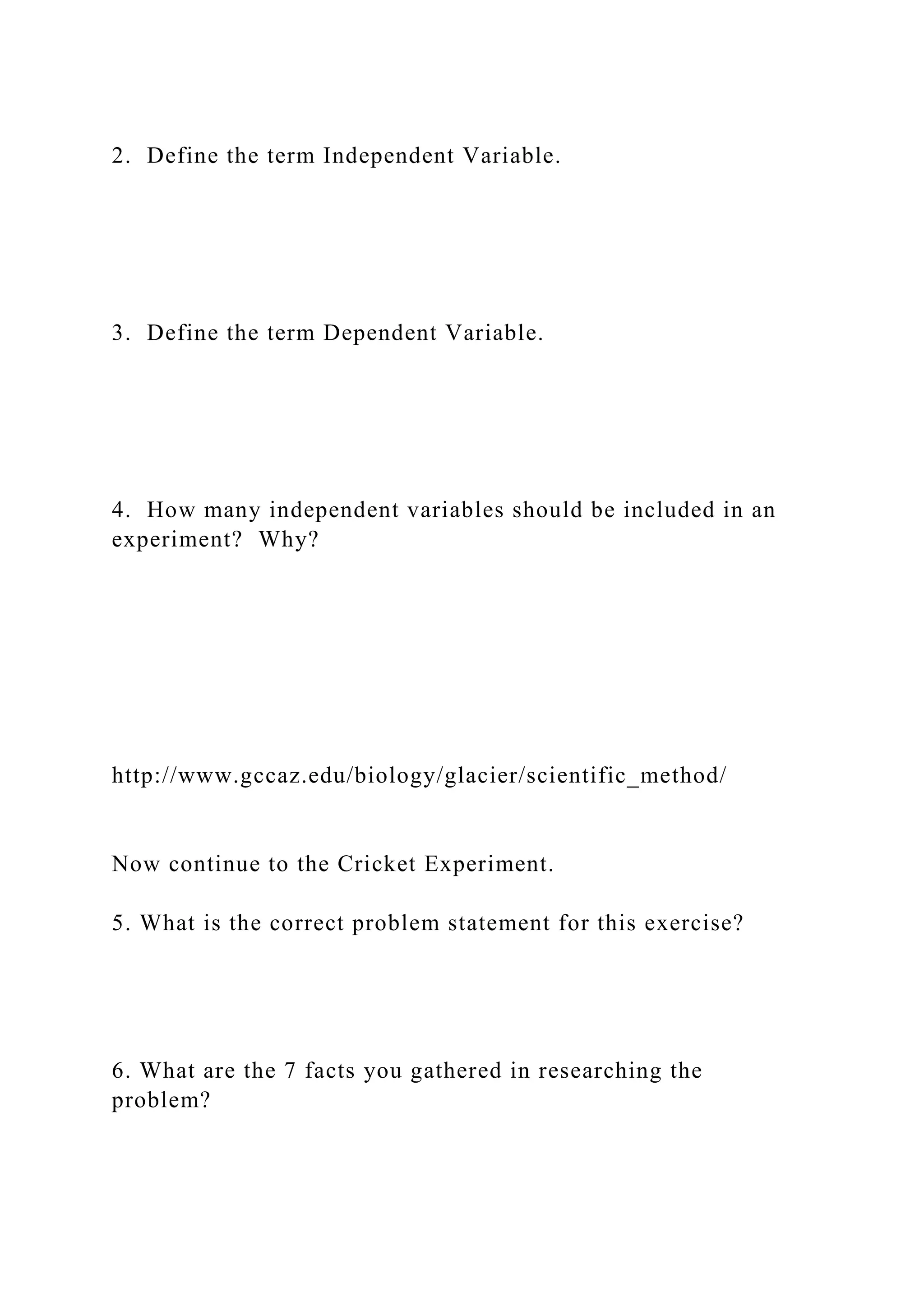 Lab 1 Understanding the Scientific Method Complete your a.docx