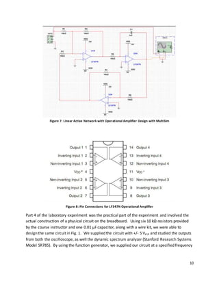Transfer Functions and Linear Active Networks Using Operational ...