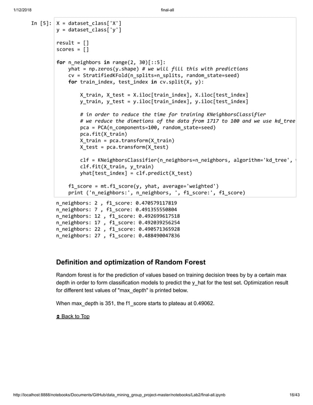 Lab 2: Classification and Regression Prediction Models, training and ...