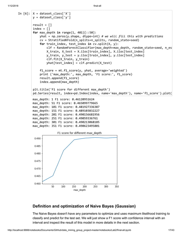 Lab 2: Classification and Regression Prediction Models, training and ...