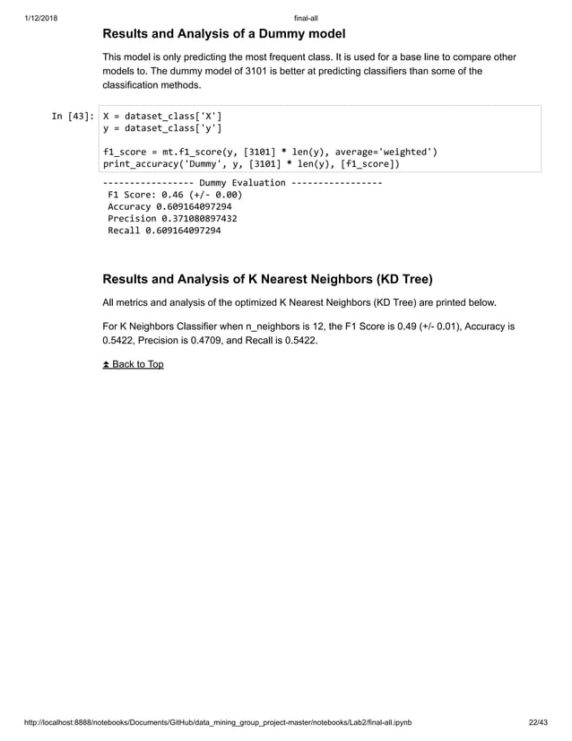 Lab 2: Classification and Regression Prediction Models, training and ...