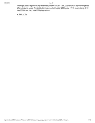 Lab 2: Classification and Regression Prediction Models, training and ...