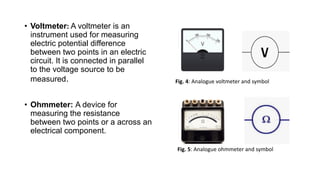 Measuring devices for current, voltage, resistance.pdf