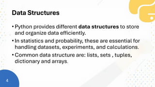 Lecture 2 : Introduction to Python programming | PDF