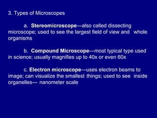 Lab 2 cell structure and microscopy | PPT