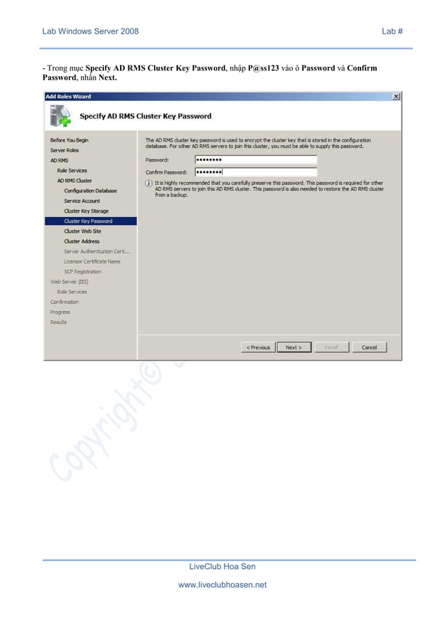 Lab 20 active directory right managment services (ad rms) | PDF
