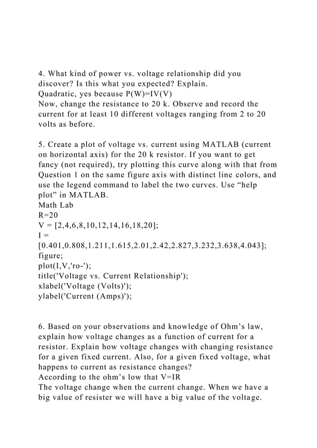 LAB 21. Create a plot of voltage vs. current using MATLAB (cur.docx