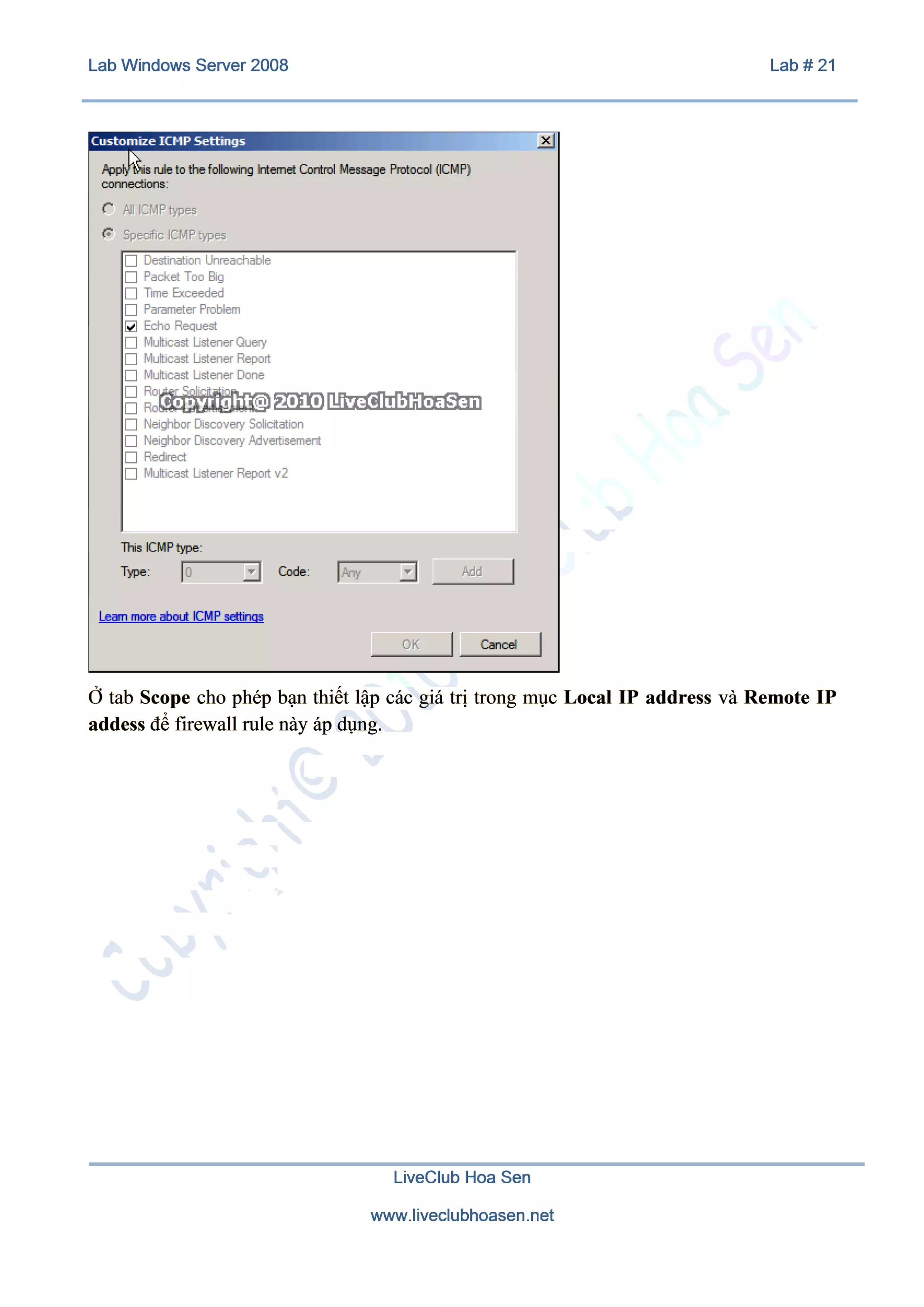 Lab 21 windows firewall with advanced security | PDF