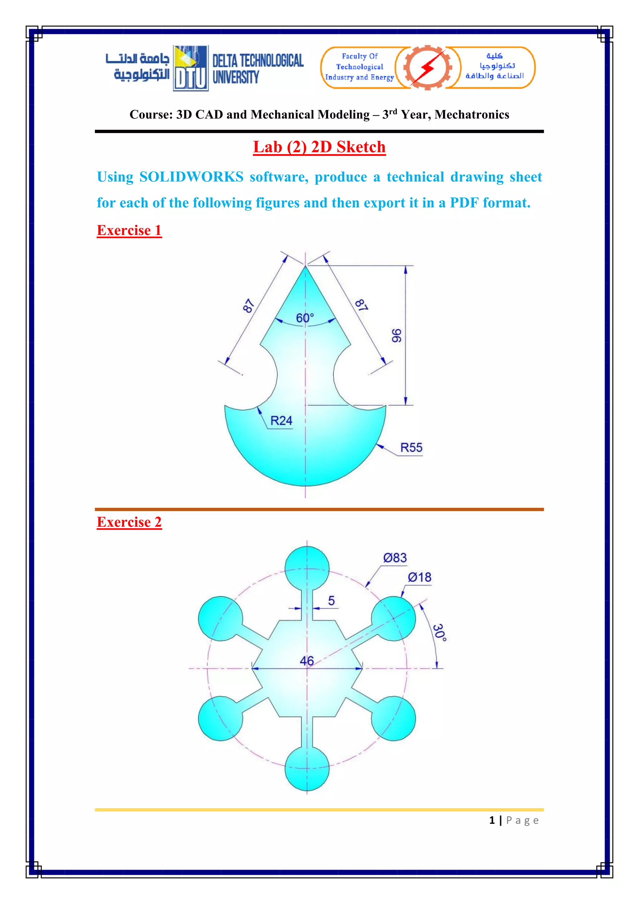Lab (2) 2 d sketch | PDF
