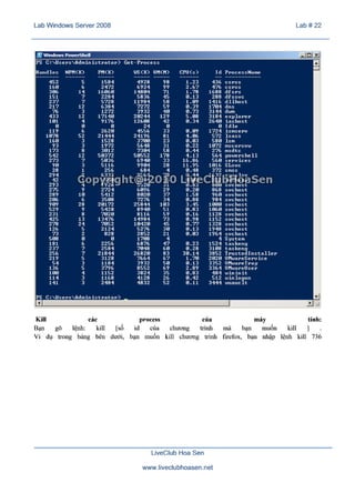 Lab 22 windows power shell | PDF