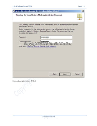 Lab 25 additional domain | PDF
