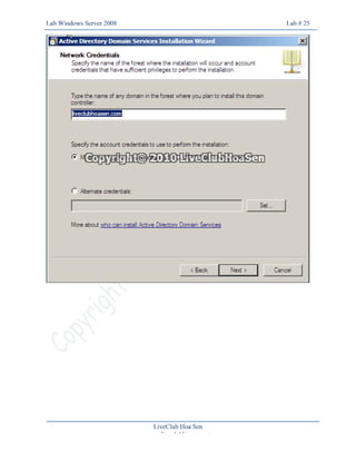 Lab 25 additional domain | PDF