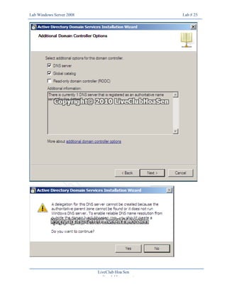 Lab 25 additional domain | PDF