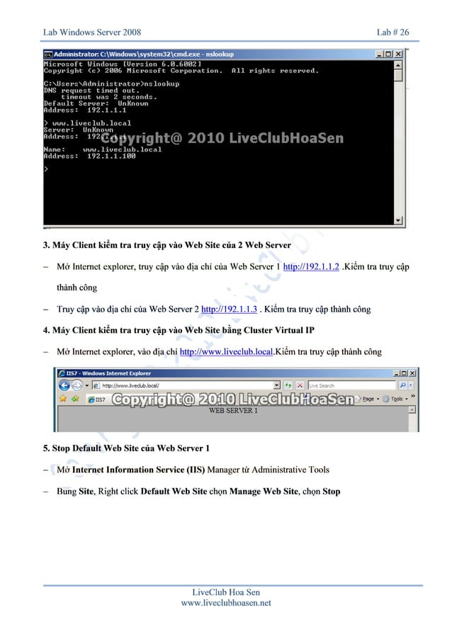 Lab 26 netwok load balancing | PDF