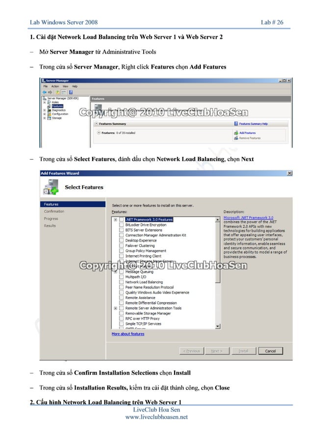 Lab 26 netwok load balancing | PDF