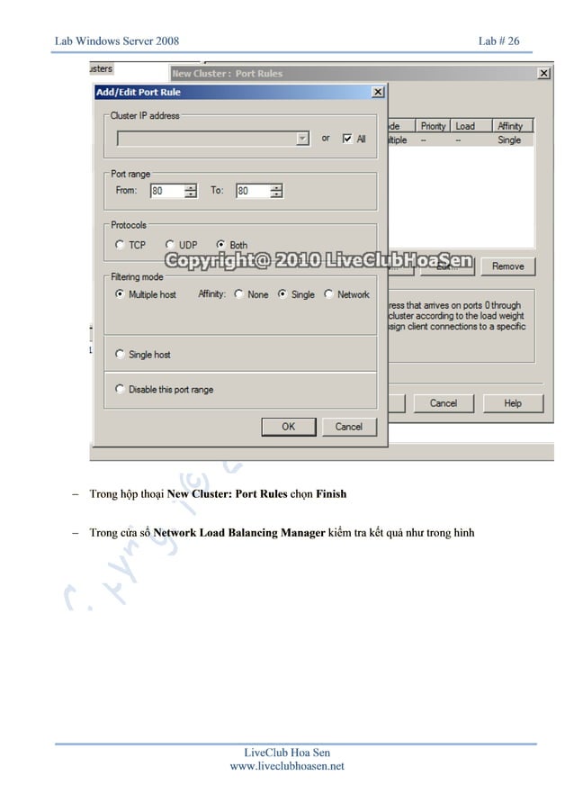 Lab 26 netwok load balancing | PDF