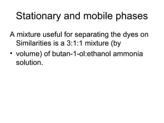 amino acid paper chromotography lab | PPT