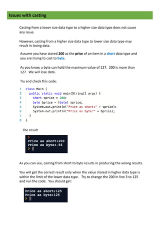 CIS 1403 Lab 2- Data Types and Variables | PDF