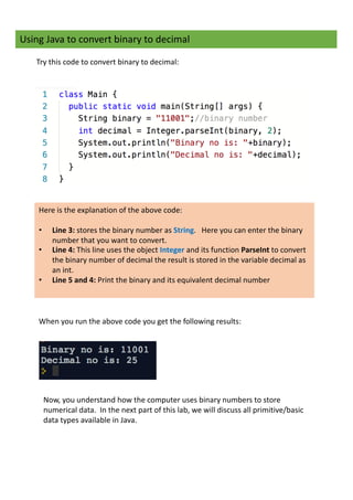 CIS 1403 Lab 2- Data Types and Variables | PDF