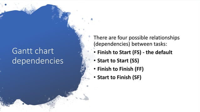 Lab 2 create a gantt chart and pert chart using ms project | PPTX