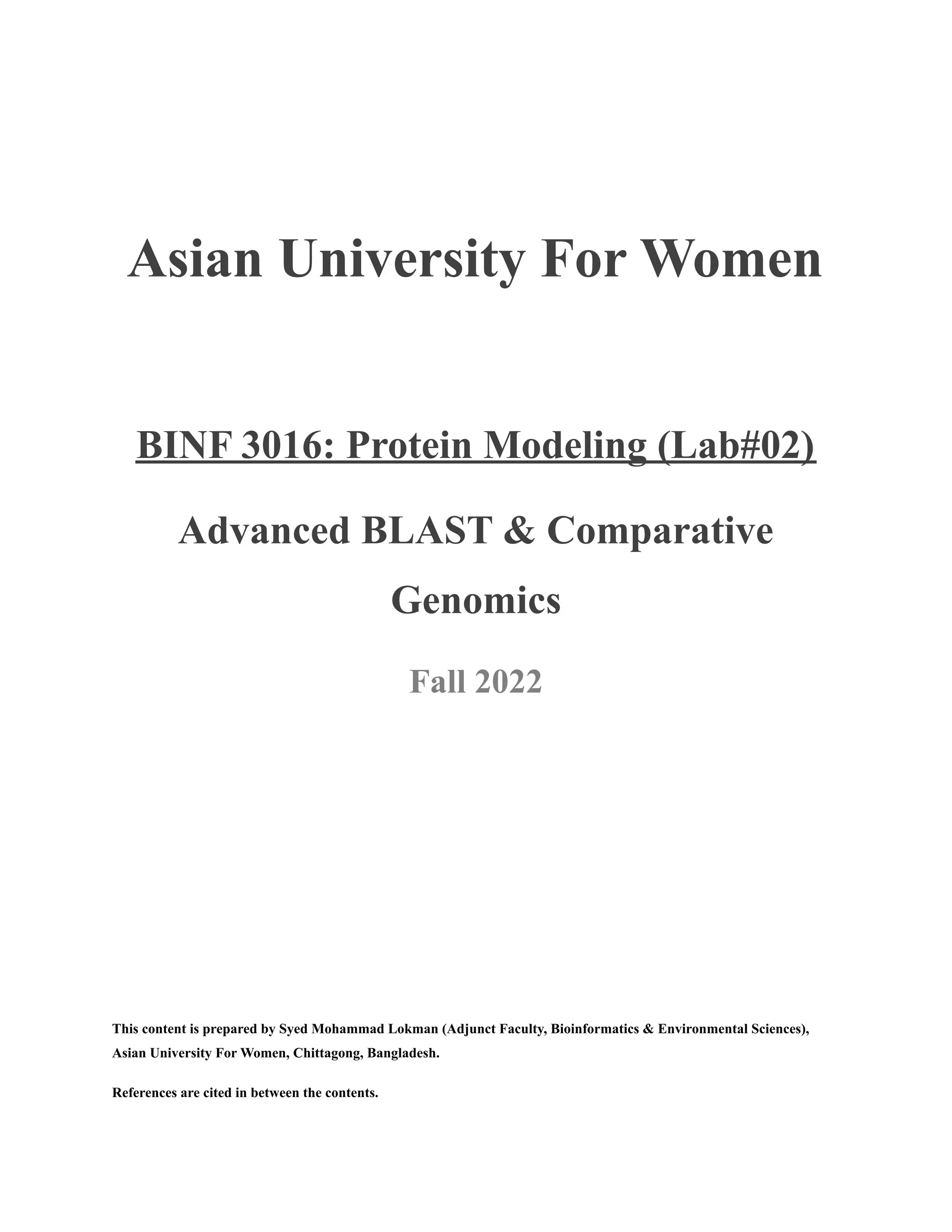 Advanced BLAST (BlastP, PSI-BLAST) | PDF