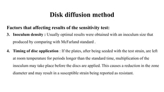 Lab 2 disk diffusion testing | PPTX