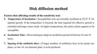 Lab 2 disk diffusion testing | PPTX