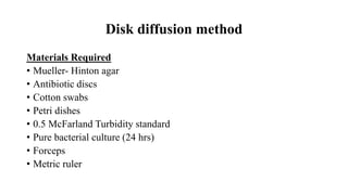 Lab 2 disk diffusion testing | PPTX