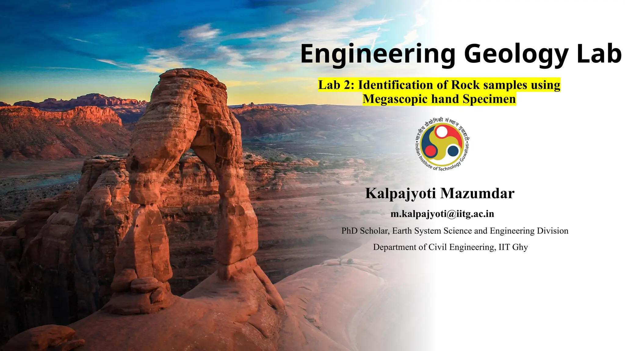 Identification of Rock sample using megascopic hand specimen | PPTX