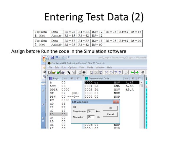 Microprocessor Laboratory 2 Logical Instructions Ppt