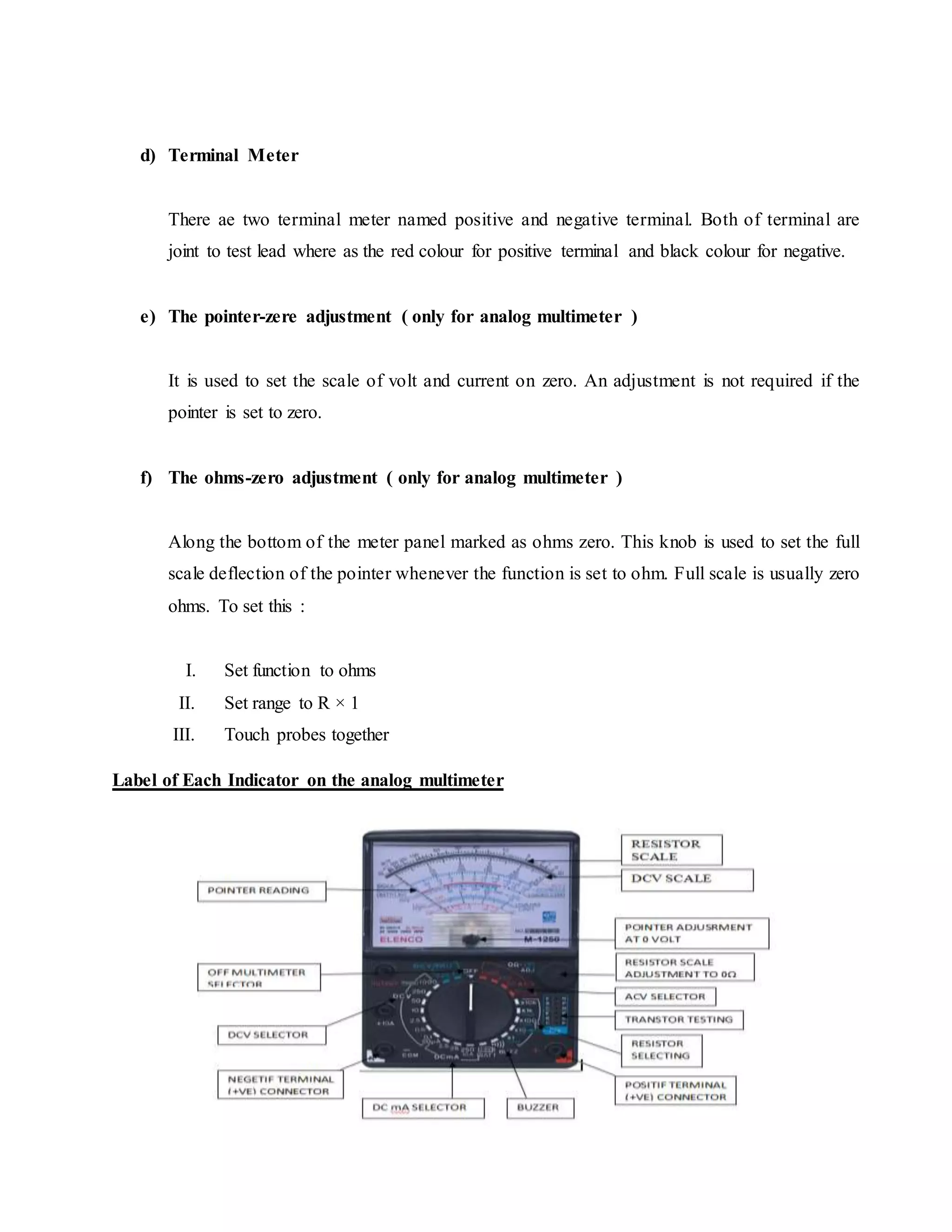 Lab 2 multimeter | DOCX
