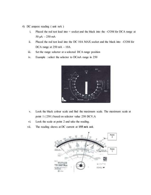 Lab 2 multimeter | DOCX
