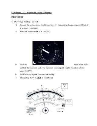 Lab 2 multimeter | DOCX