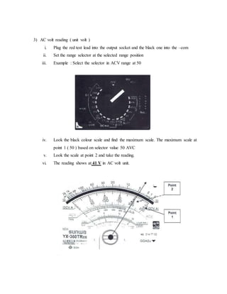 Lab 2 multimeter | DOCX