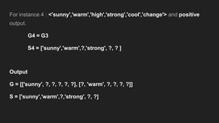 Candidate elimination algorithm in ML Lab | PPTX | Computing | Technology & Computing