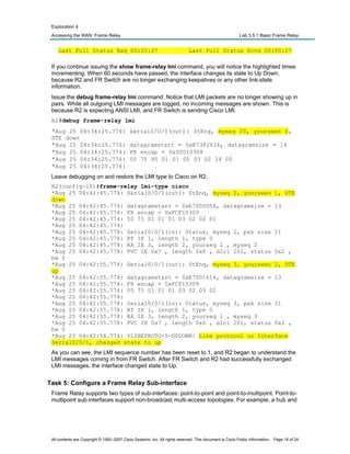 Lab 3.5.1 basic frame relay | PDF