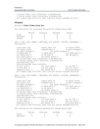 Lab 3.5.1 basic frame relay | PDF