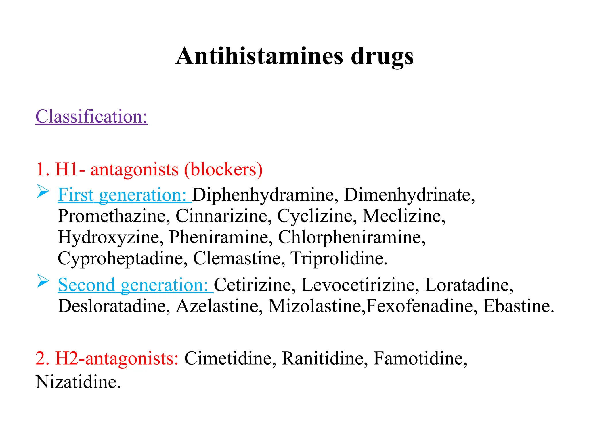 Lab three. Antihistamine drugs .powerptx | PPTX