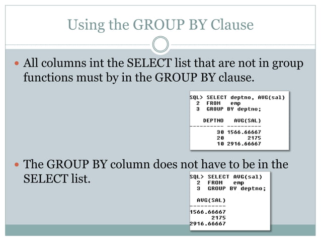 Lab3 aggregating data | PPTX