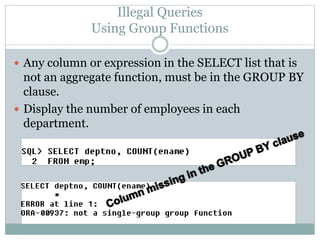 Lab3 aggregating data | PPTX