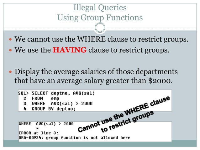 Lab3 aggregating data | PPTX