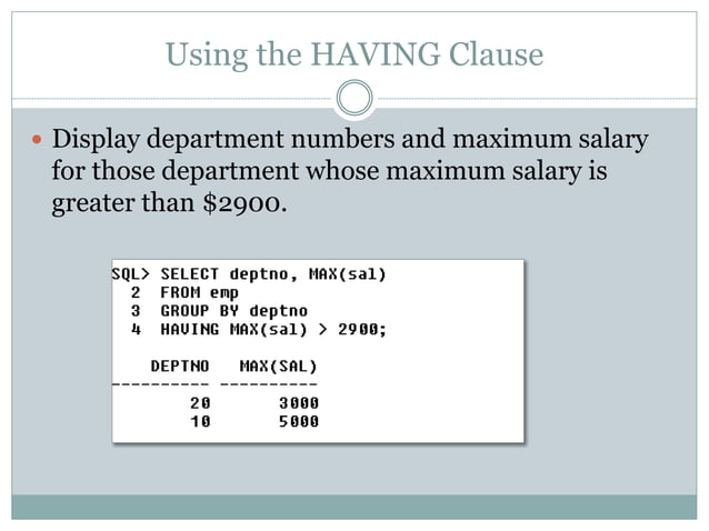 Lab3 aggregating data | PPTX
