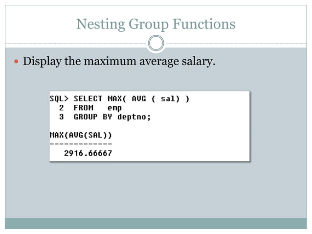 Lab3 aggregating data | PPTX